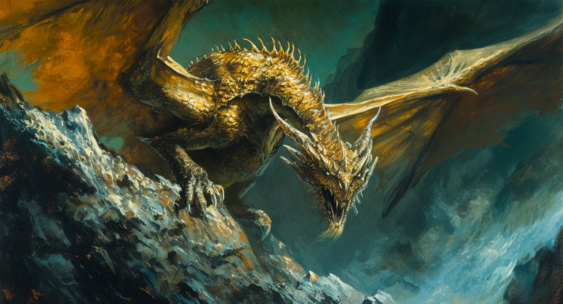 ArtStation - Bronze dragon