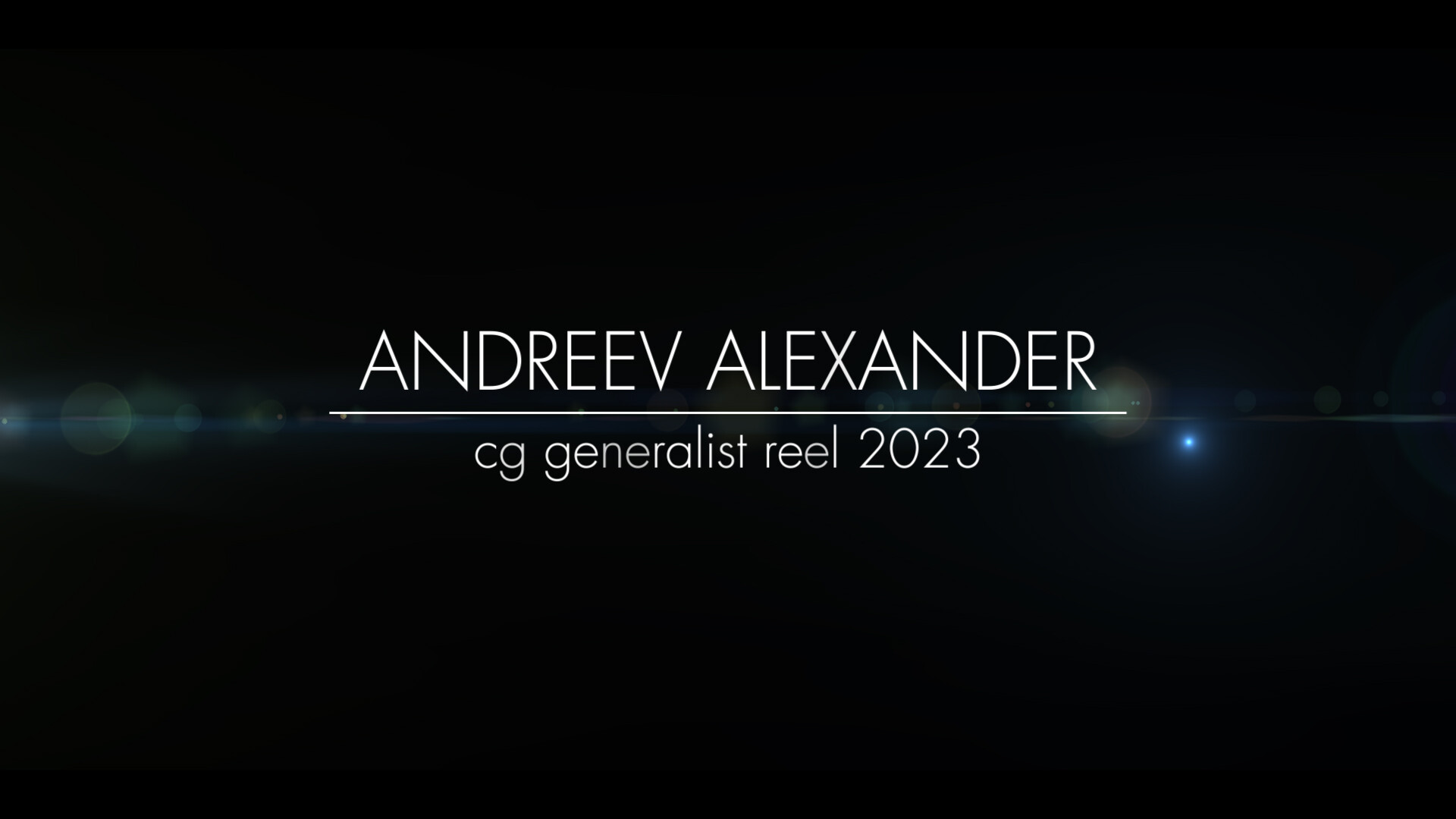 ArtStation - Reel cg-generalist.