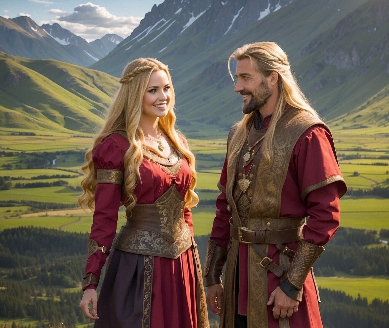 ArtStation - Gefion and King Gylfi