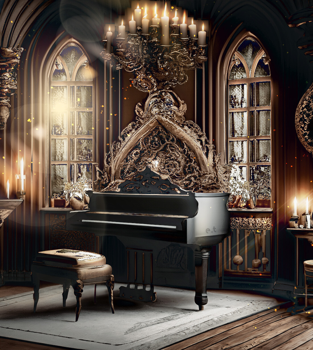 Tiger Edits - kai "golden gothic" theme