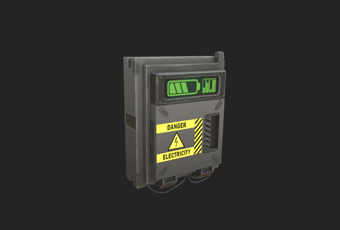 ArtStation - Stylized Power Box