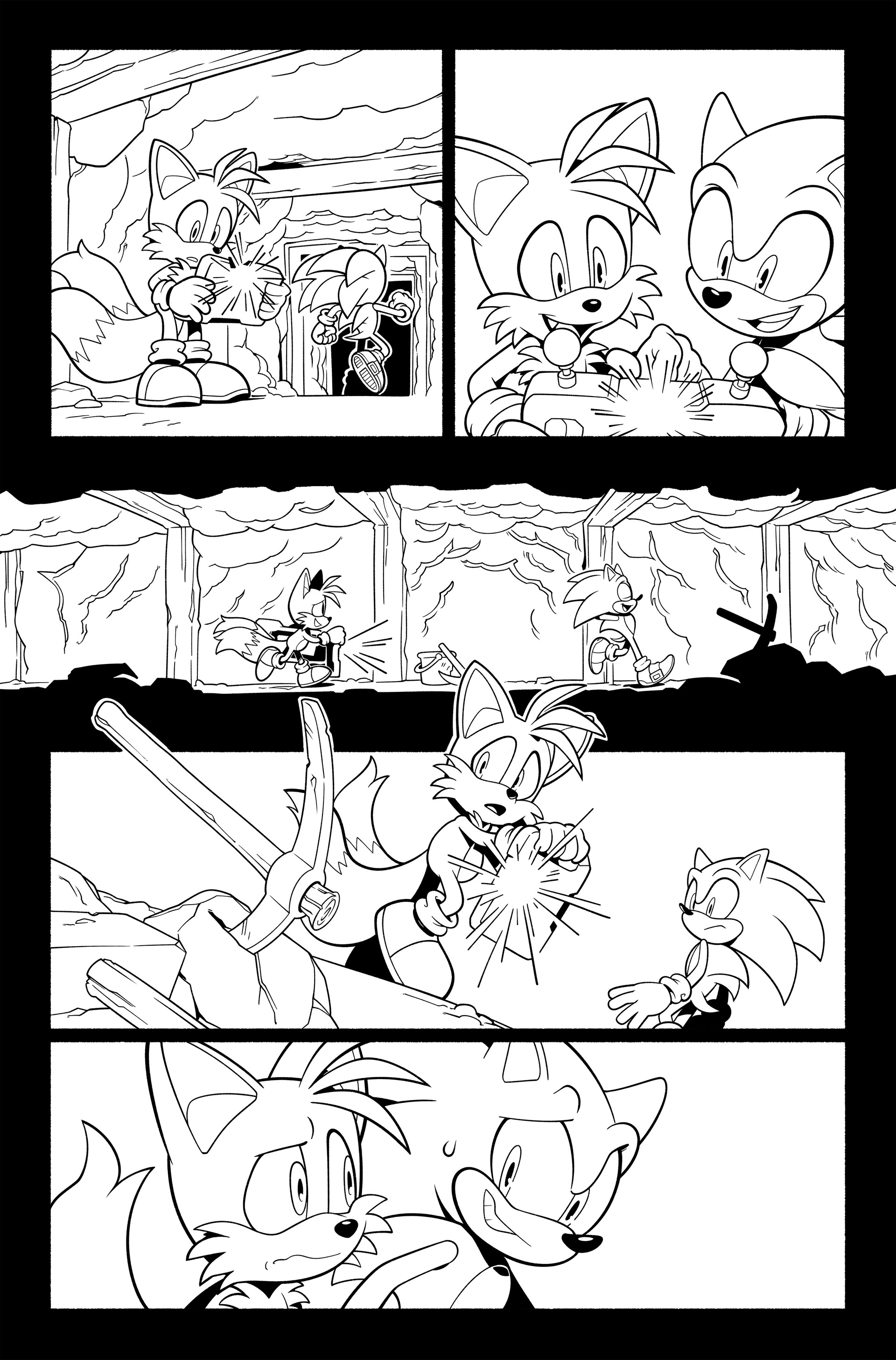 ArtStation - IDW Sonic the Hedgehog #68 Inks