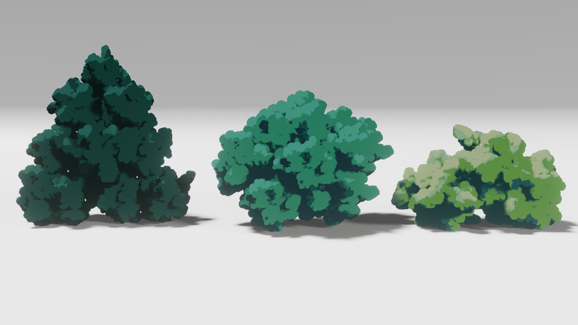 ArtStation - Ghibli trees in 3d