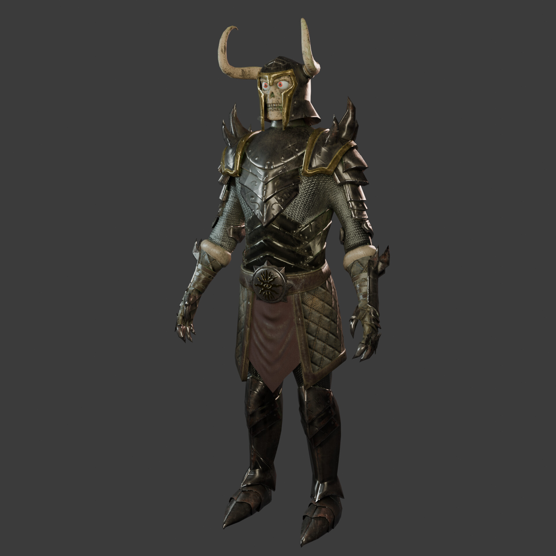 ArtStation - Evil Skeleton Knight