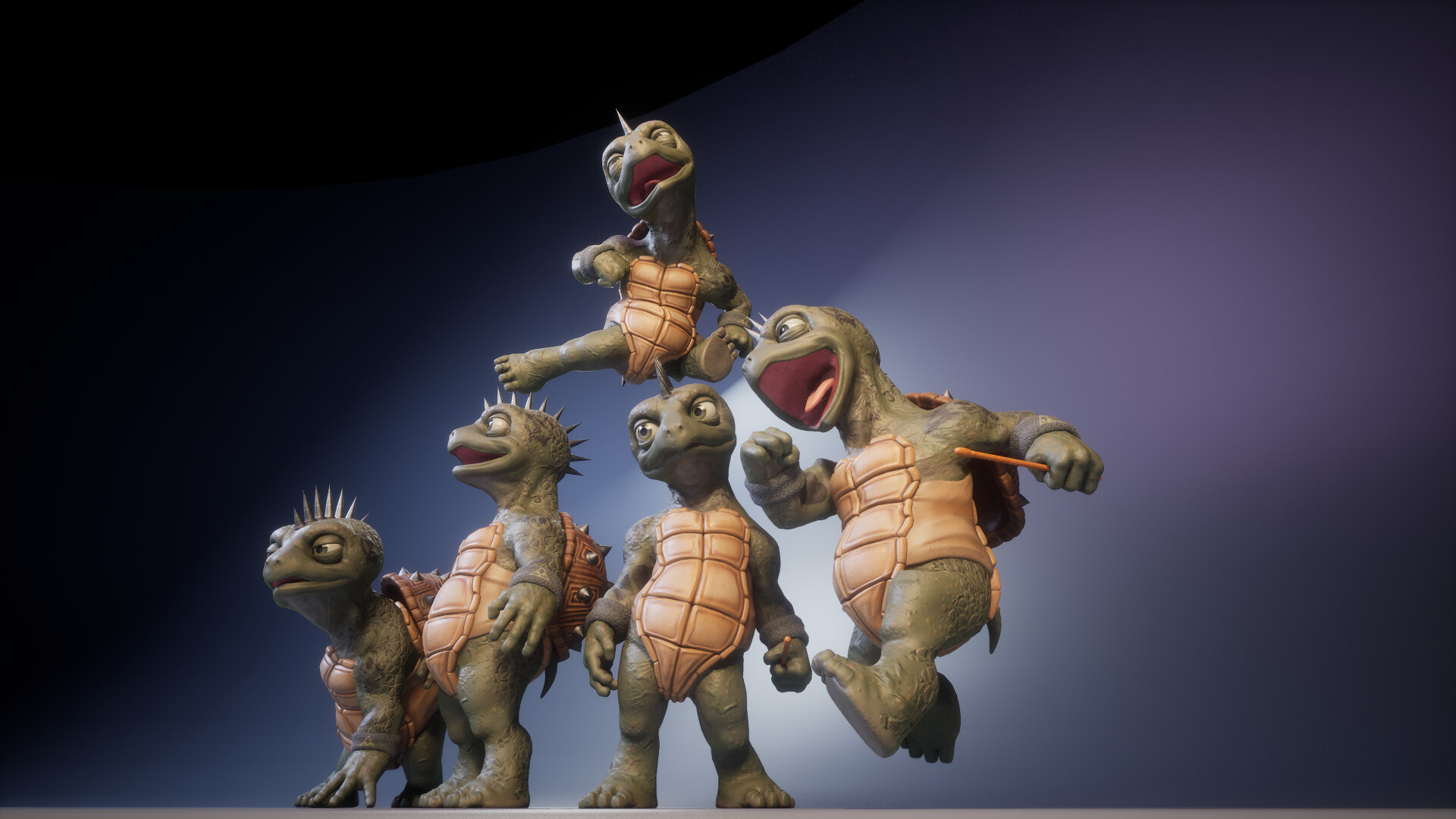 ArtStation - Punk Rock Turtle Boi