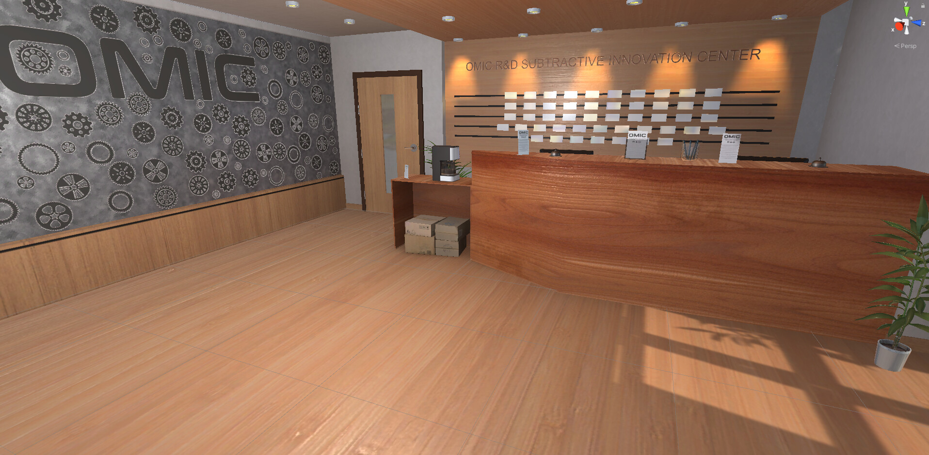 ArtStation - OMIC Lobby and Data Center VR Project - Siminsights