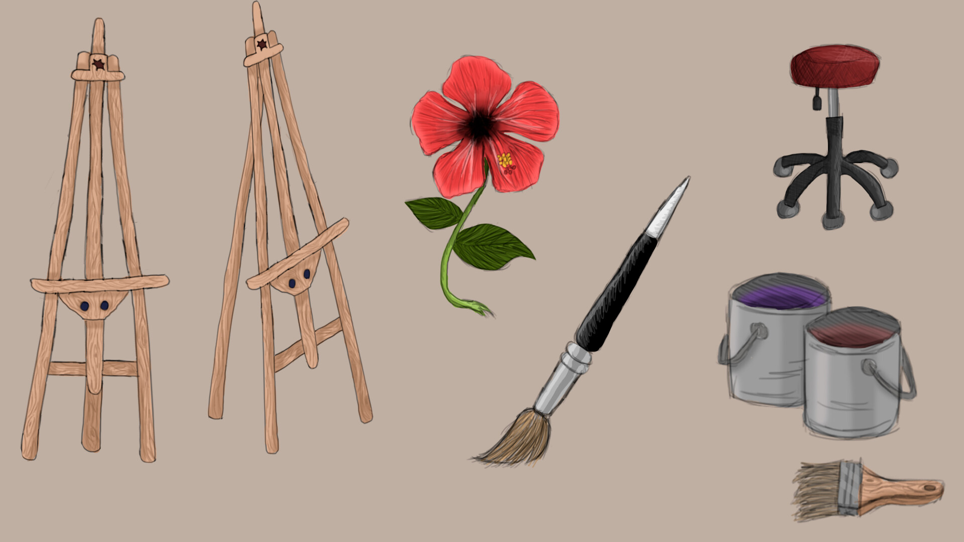 ArtStation - Props (Into the Canvas)