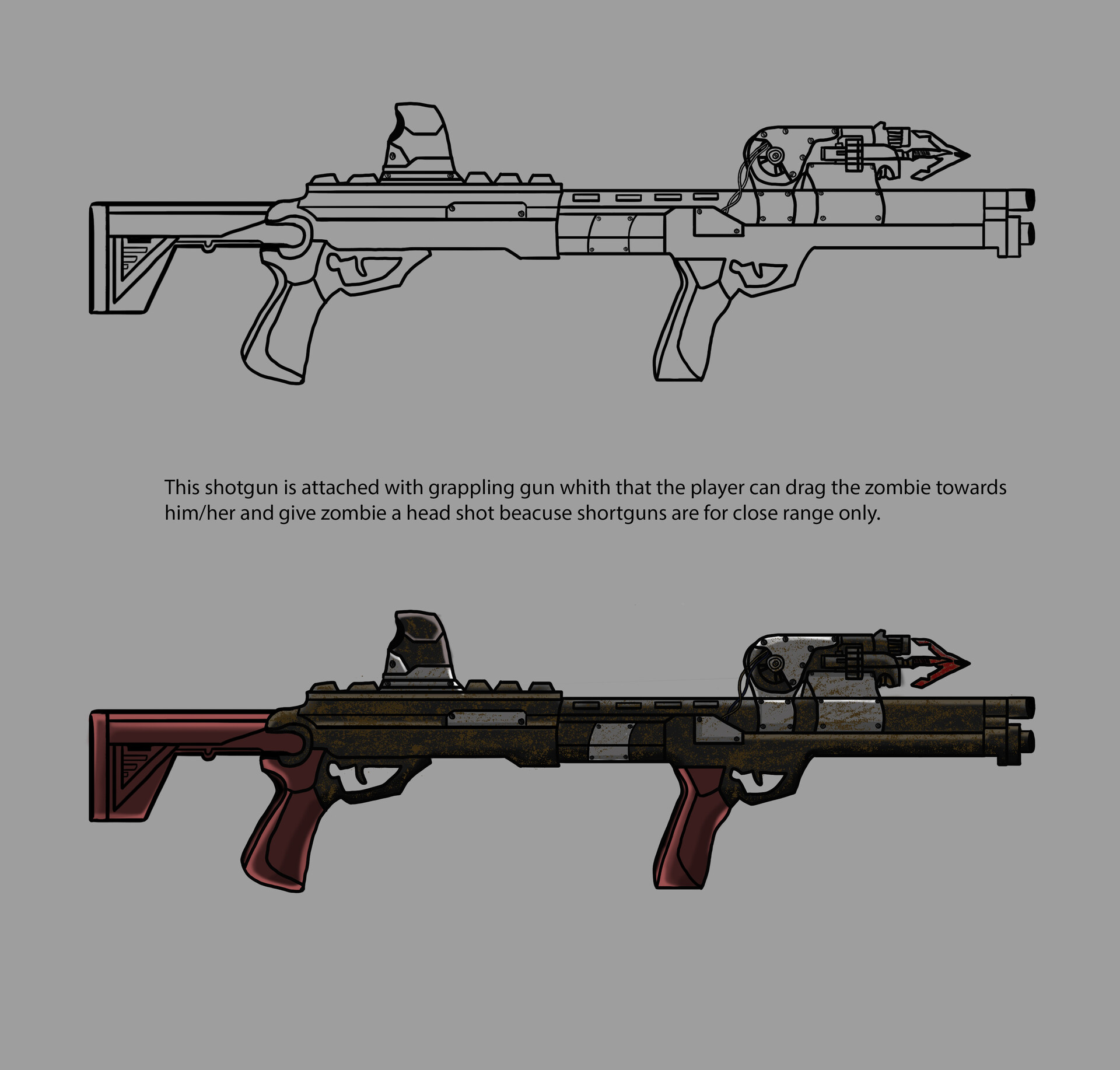 ArtStation - GH_SHOTGUN(GH-grappling hook)
