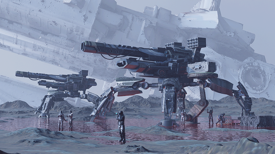 futuristic concept art