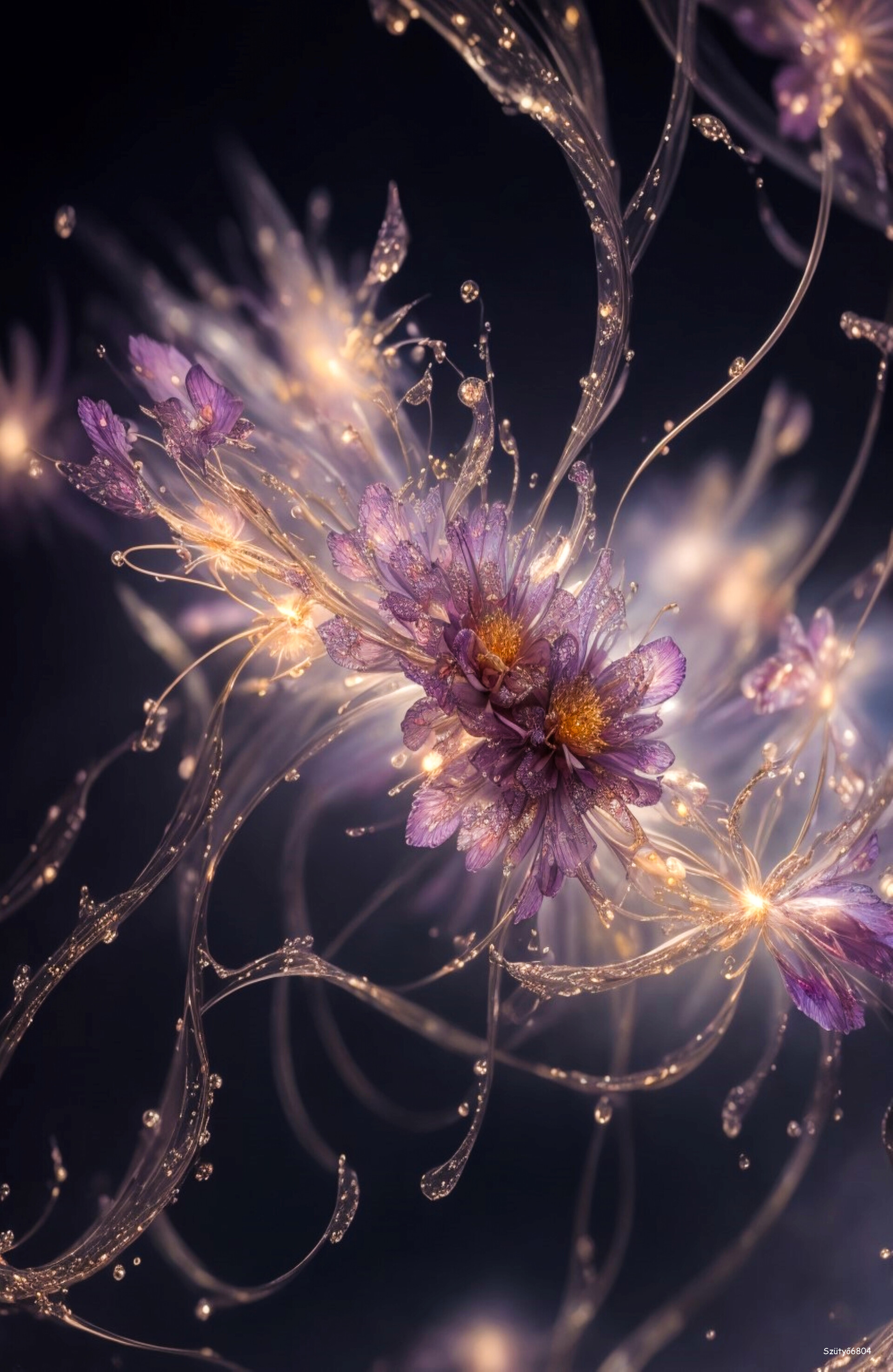 ArtStation - Crystal flower 1