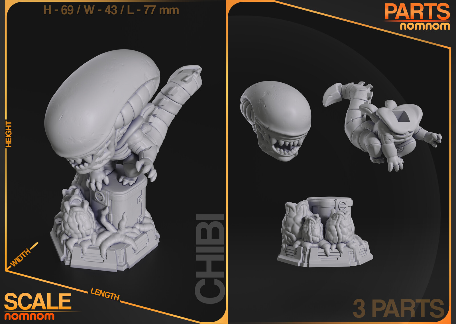 NomNom Figures - Chibi Xenomorph - Alien