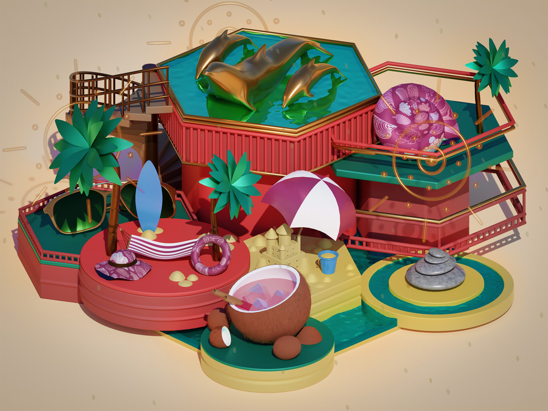 ArtStation - Isometric Isle