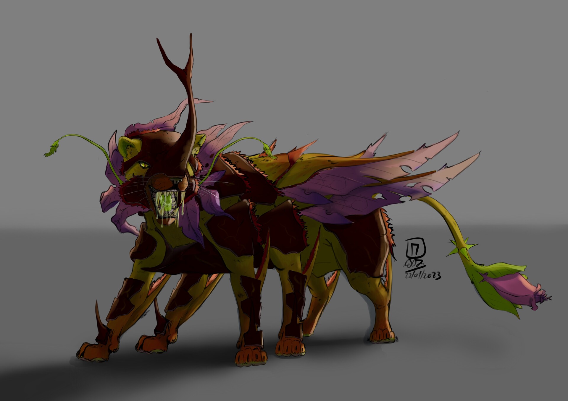 ArtStation - lion beetle