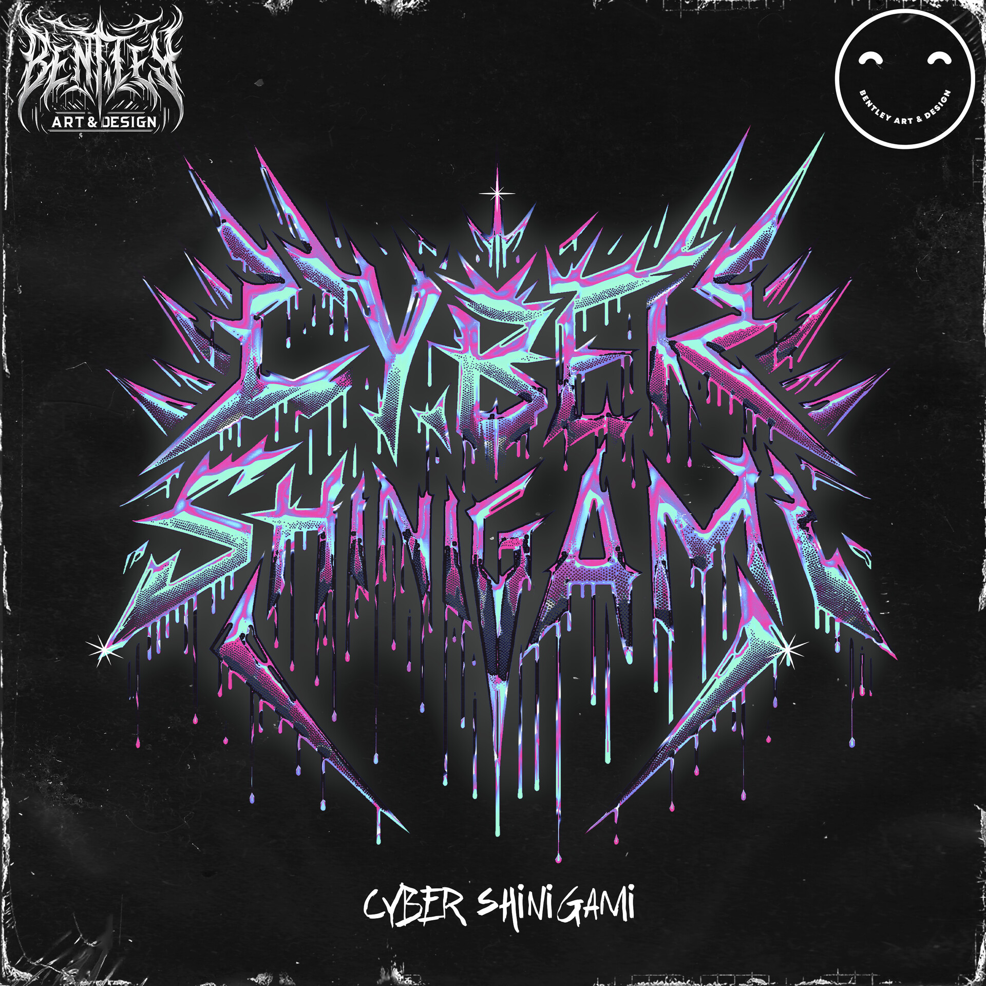 ArtStation - 'Cyber Shinigami' Logo