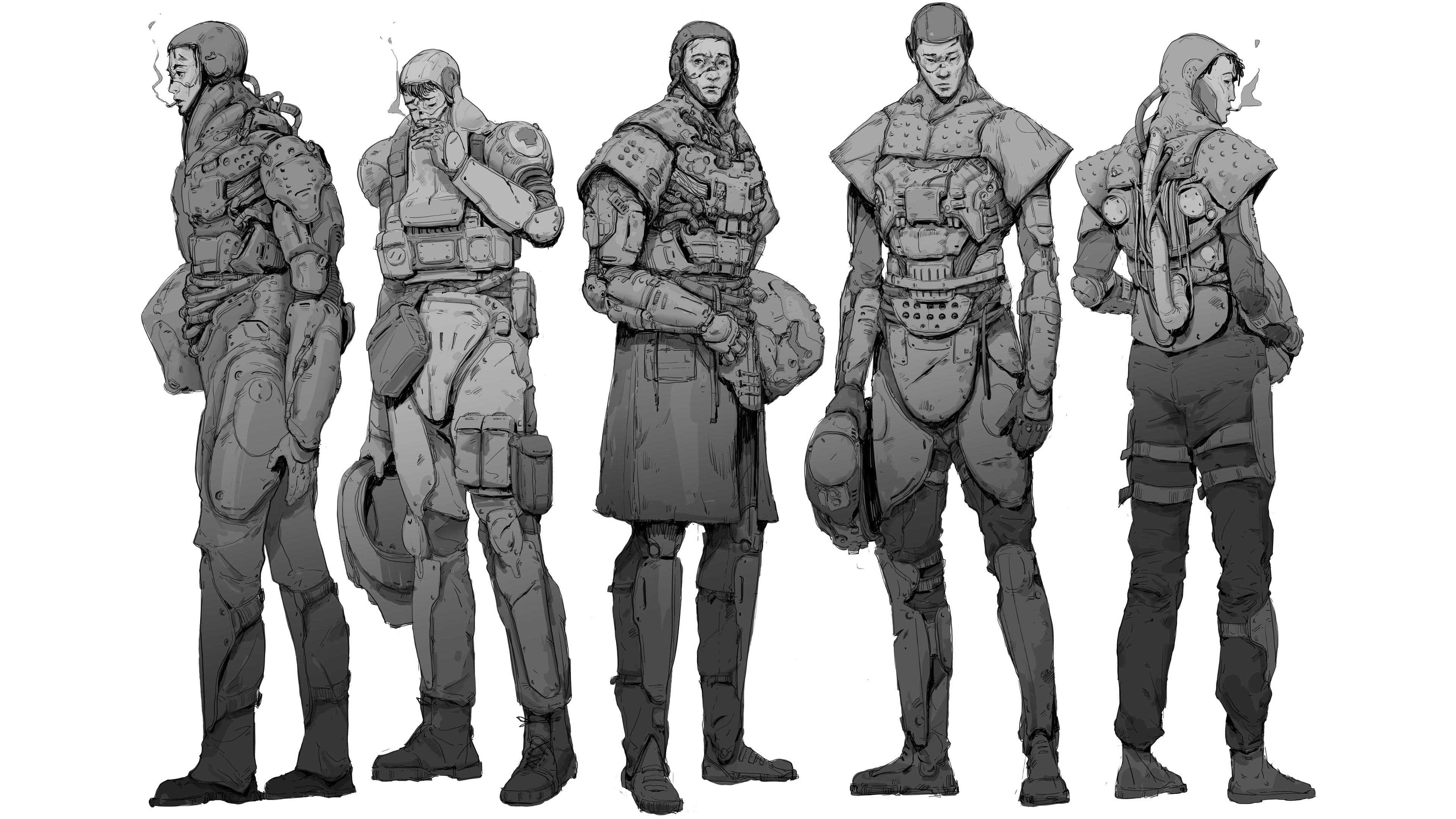 Kim Jaehyun - Soldier Sketch