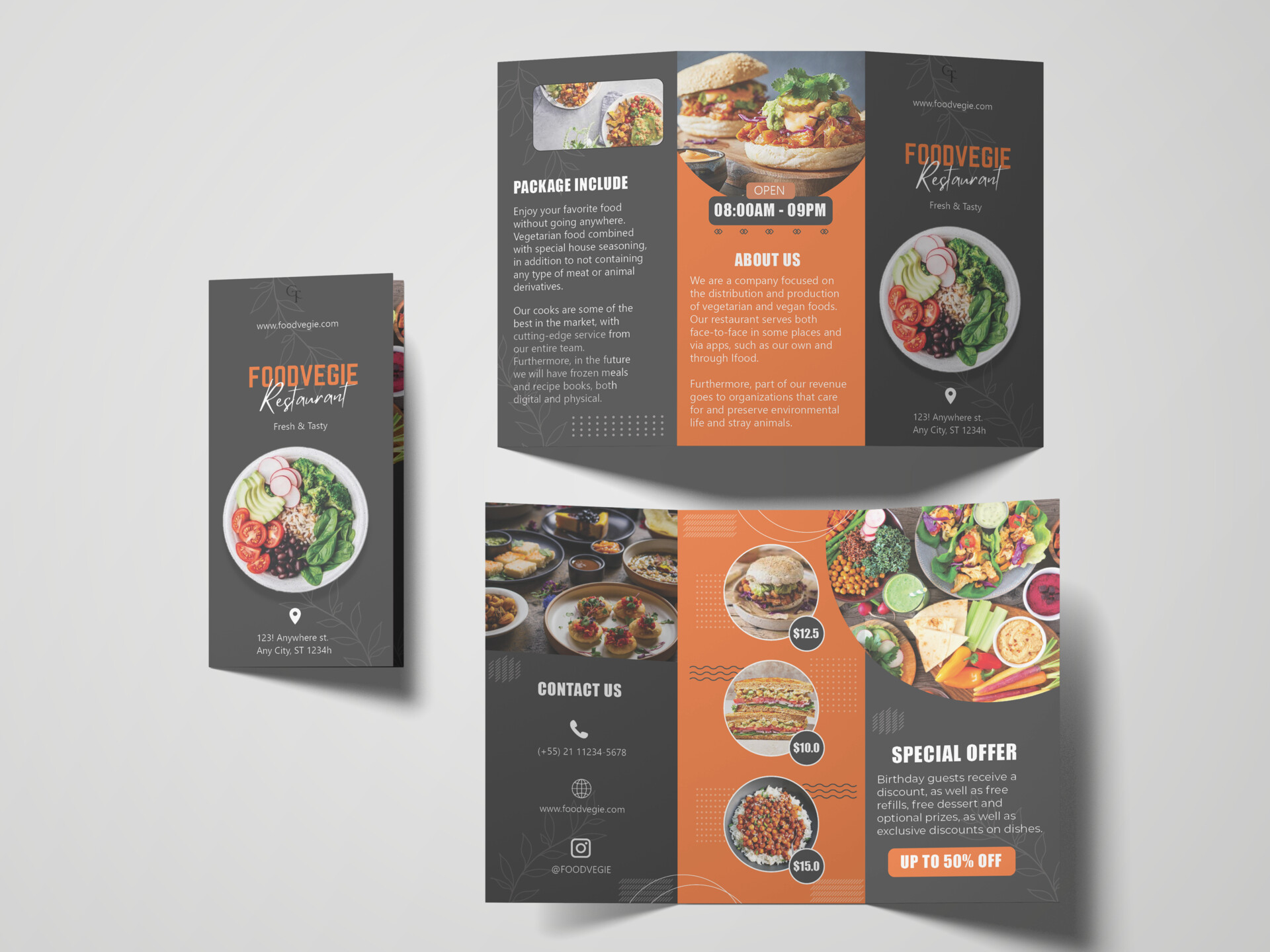 ArtStation - Restaurant - Folder Design 03