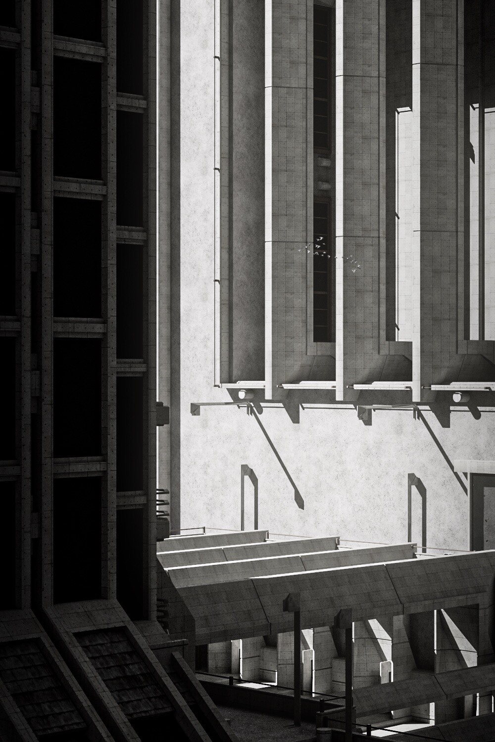 ArtStation - Brutalist 3d exploration