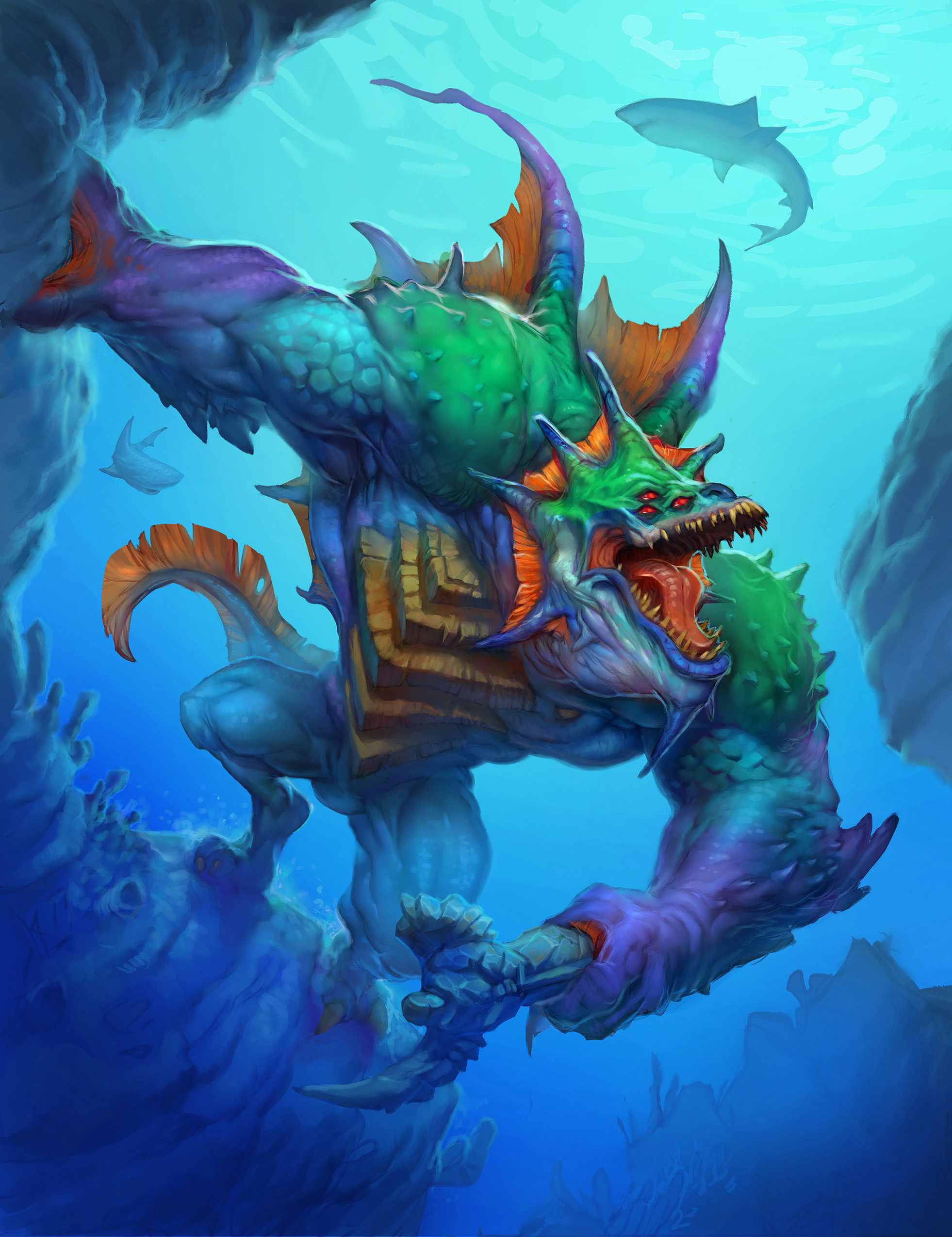 Ian Ameling - Hearthstone - Naga Giant