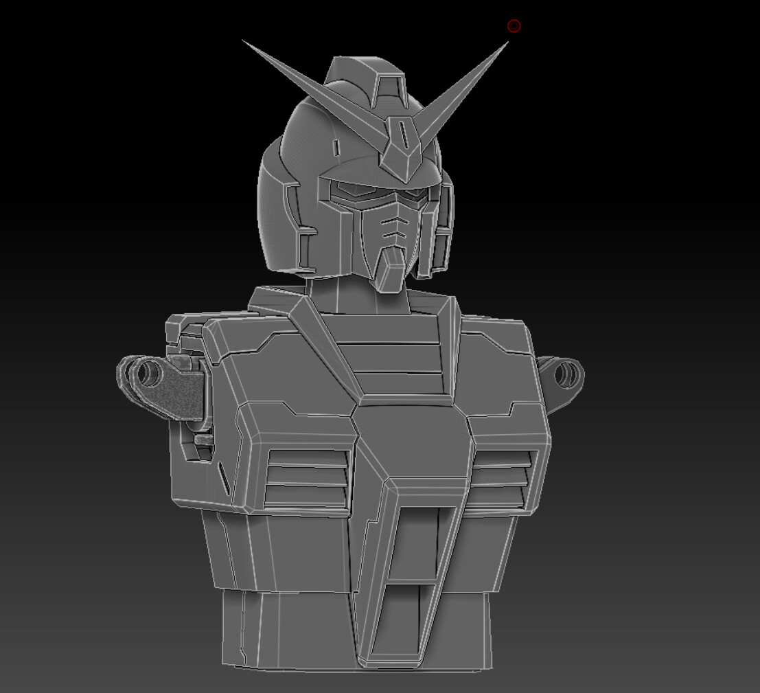 ArtStation - Zbrush practise : gundam body