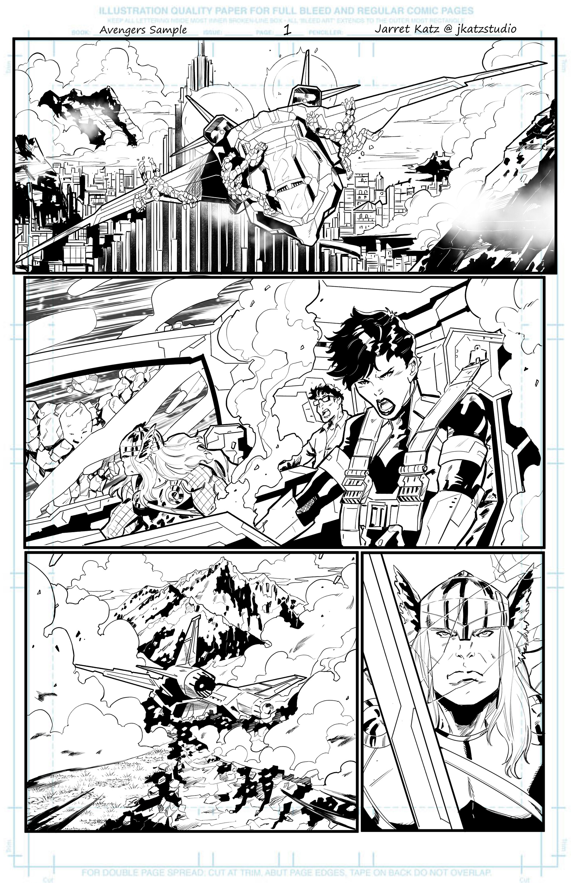 ArtStation - Avengers Sample Pages