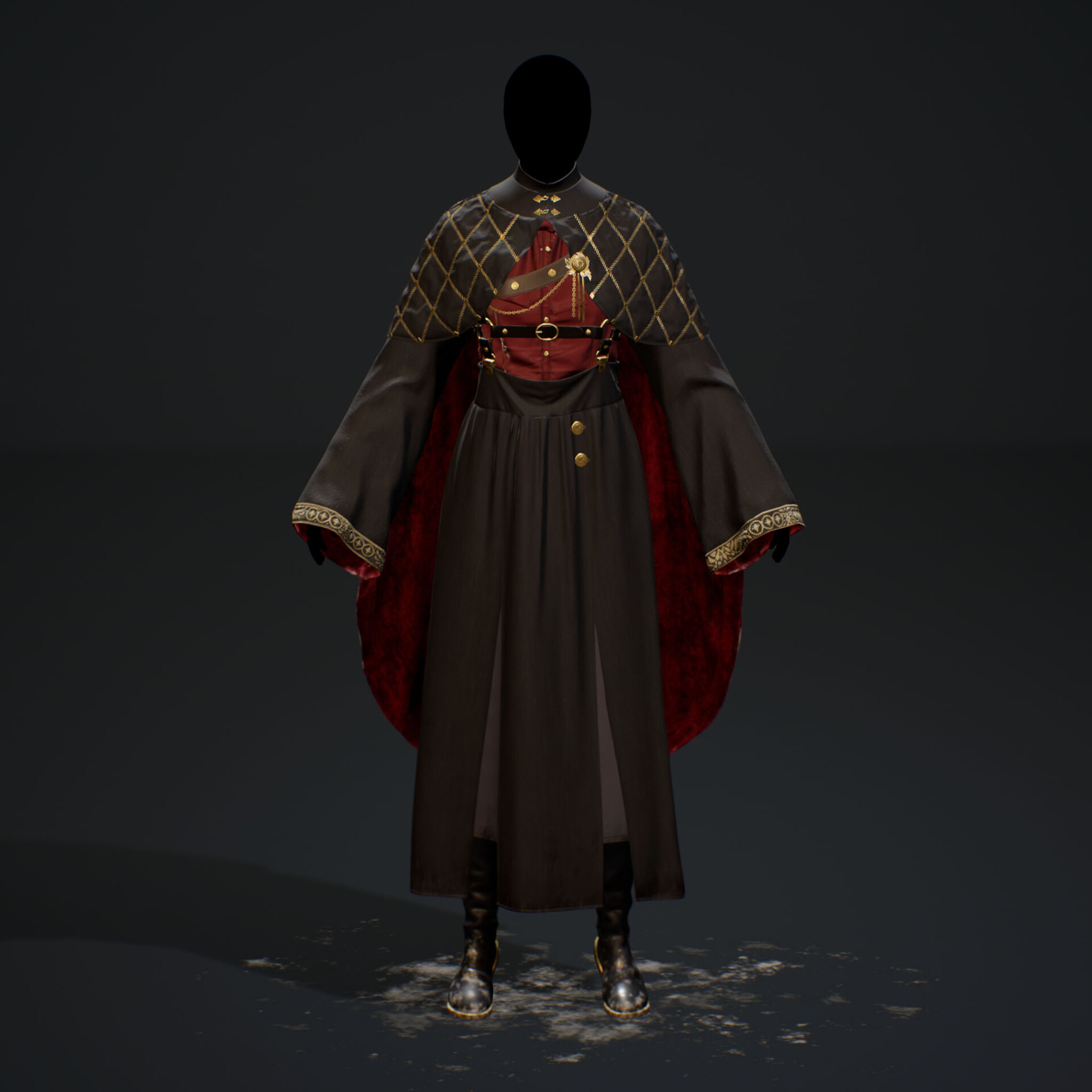 ArtStation - My CGMA Course Project for Cloth Creation and Simulation for Real-Time (Concept by ...
