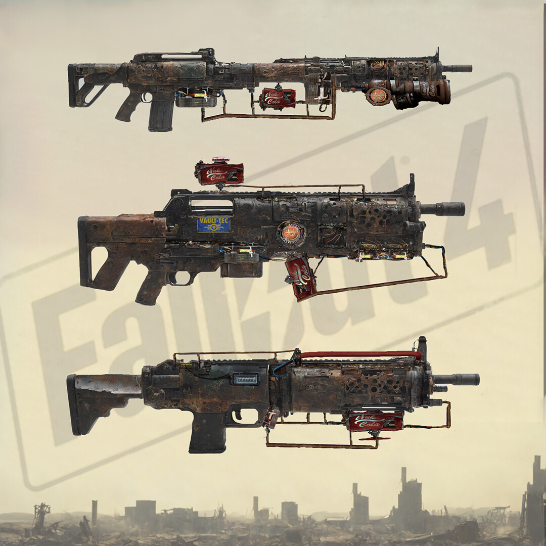 ArtStation - Fallout's weapons