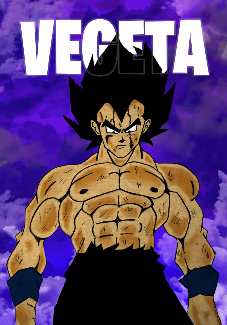 ArtStation - Vegeta Digital 2D Art