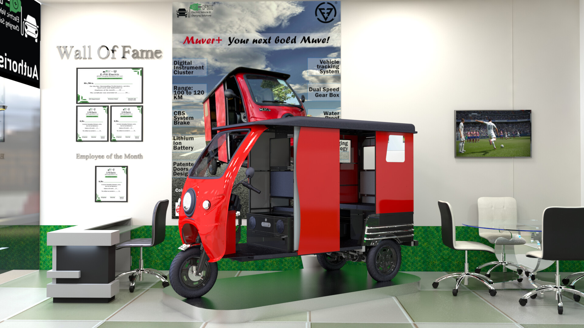 Amit Sharma - 3 Wheeler Dealership Showroom