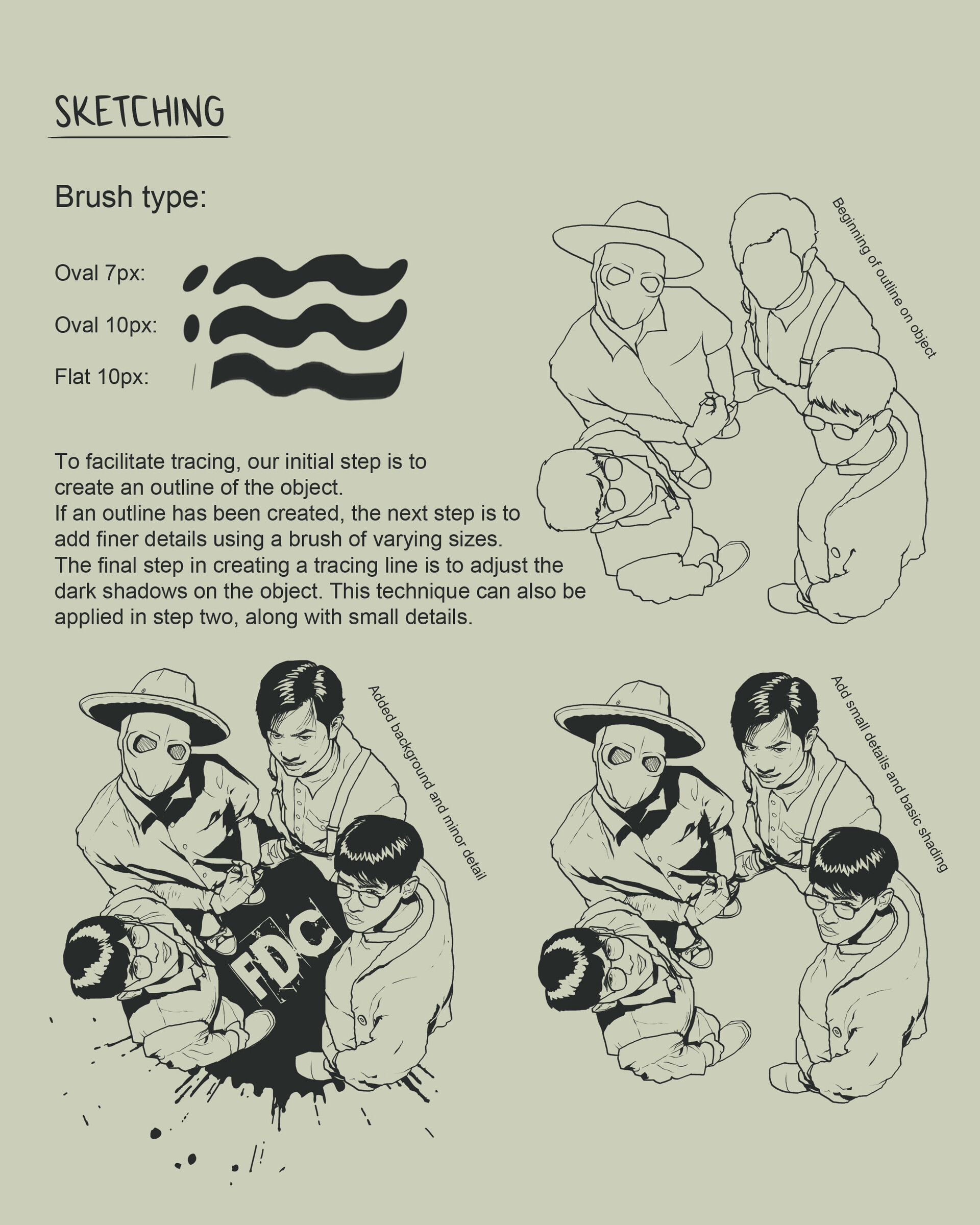 ArtStation - Project#41 - Tracing Tutorial - part01