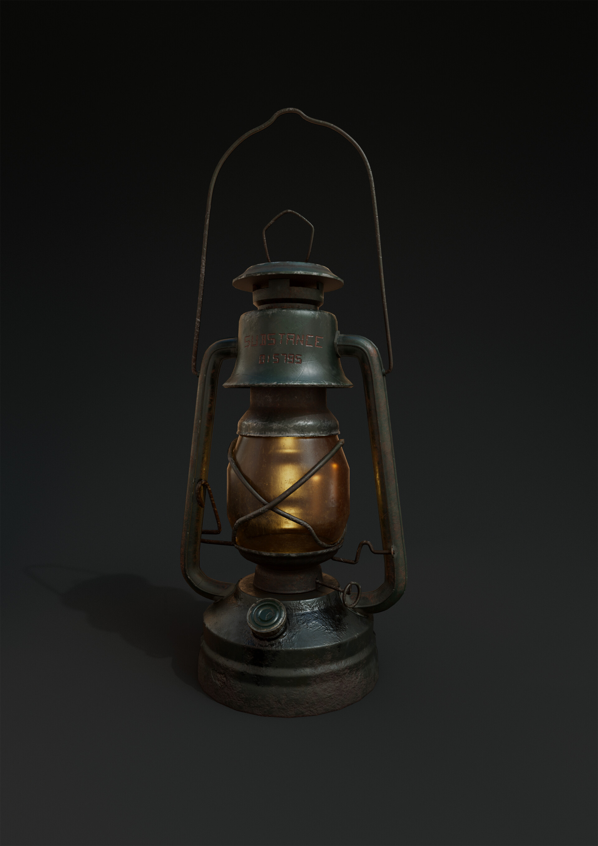 ArtStation - Rustic Oil Lamp - PBR Hardsurface Prop