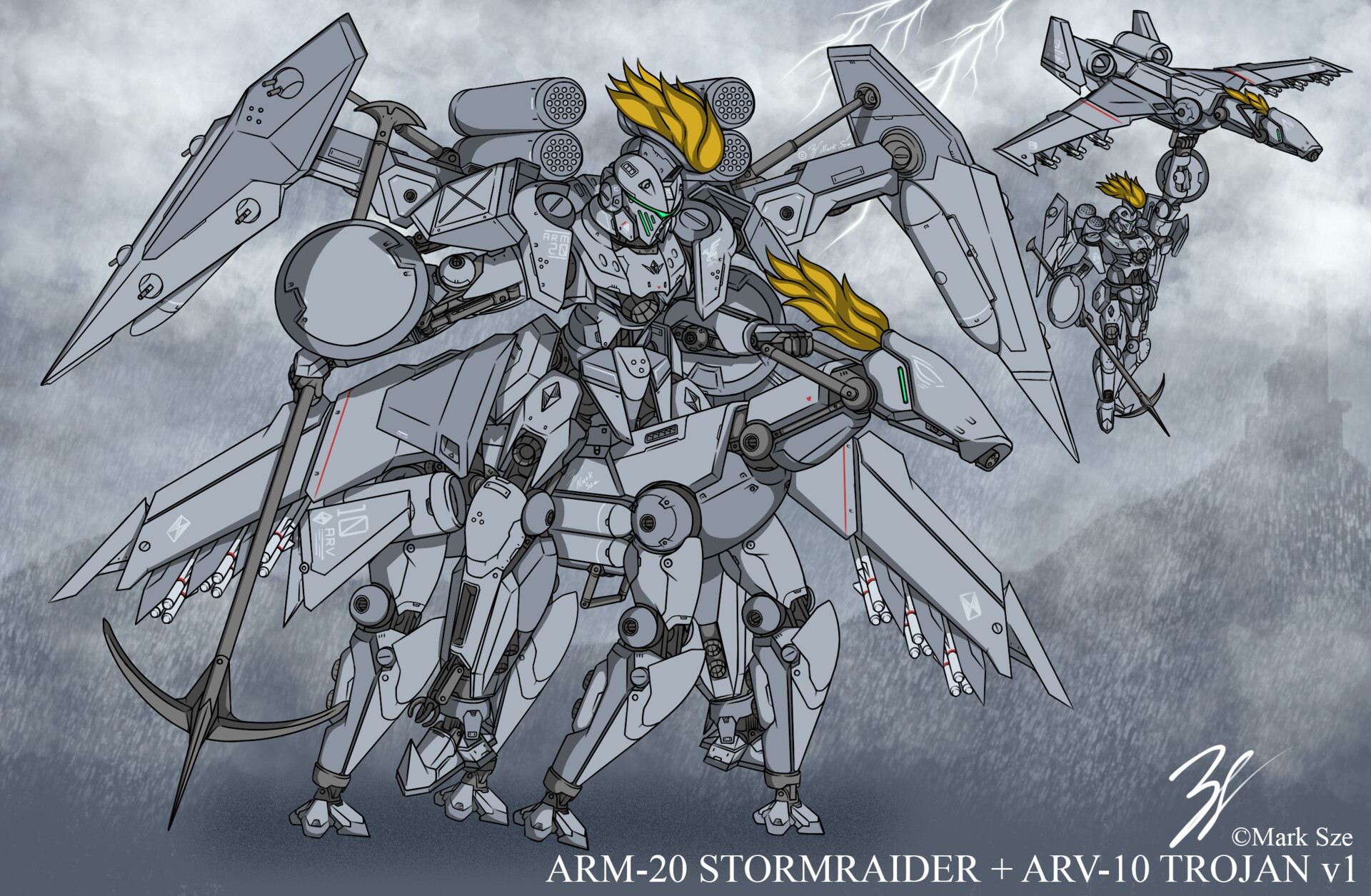 Mark Sze - ARM-20 Stormraider+ ARV-10 Trojan v1