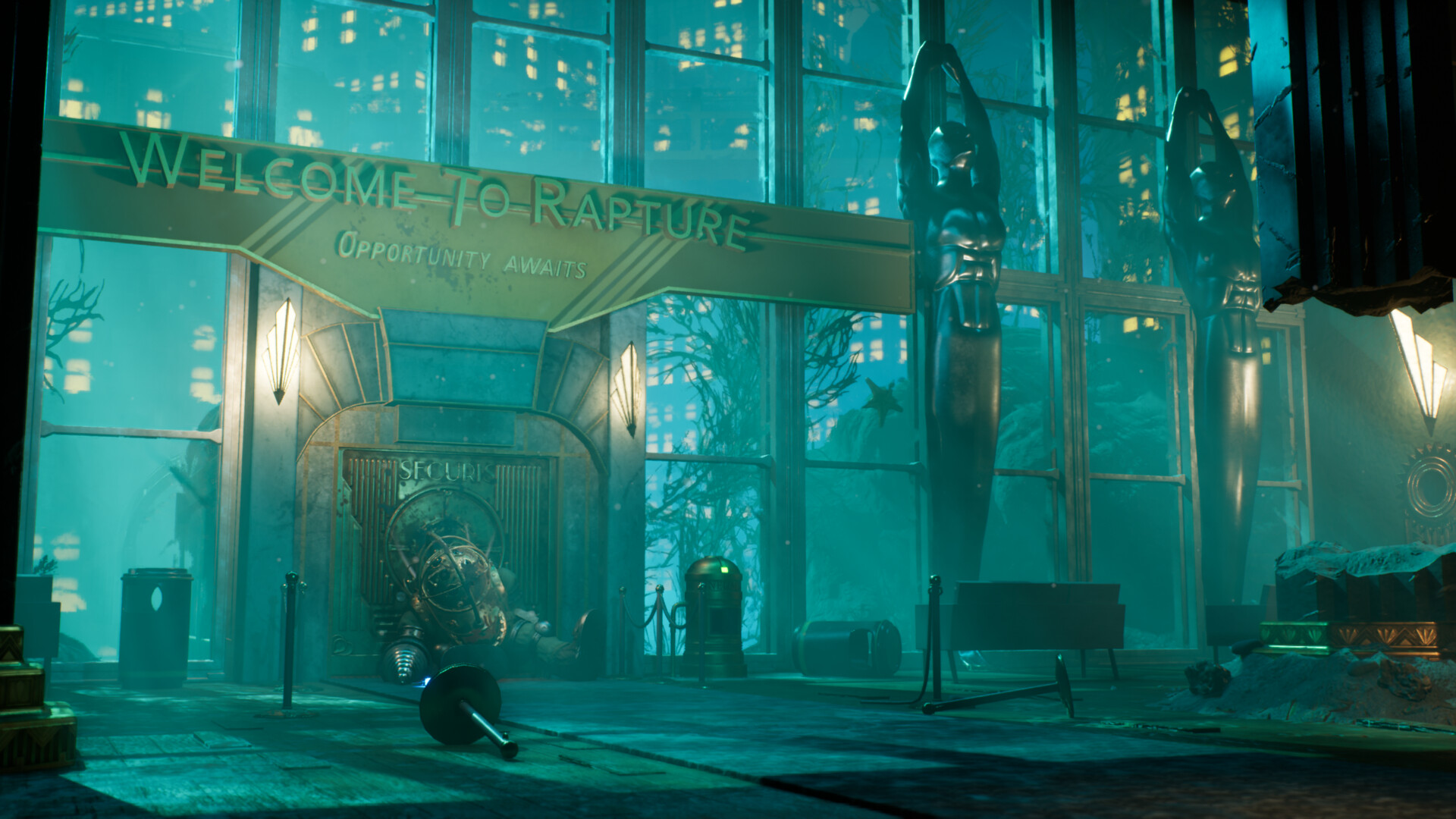 ArtStation - Welcome Center - BioShock Fanmade Environment