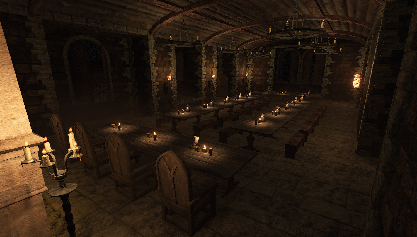 ArtStation - Stark Winterfell Keep Realm Of Thrones