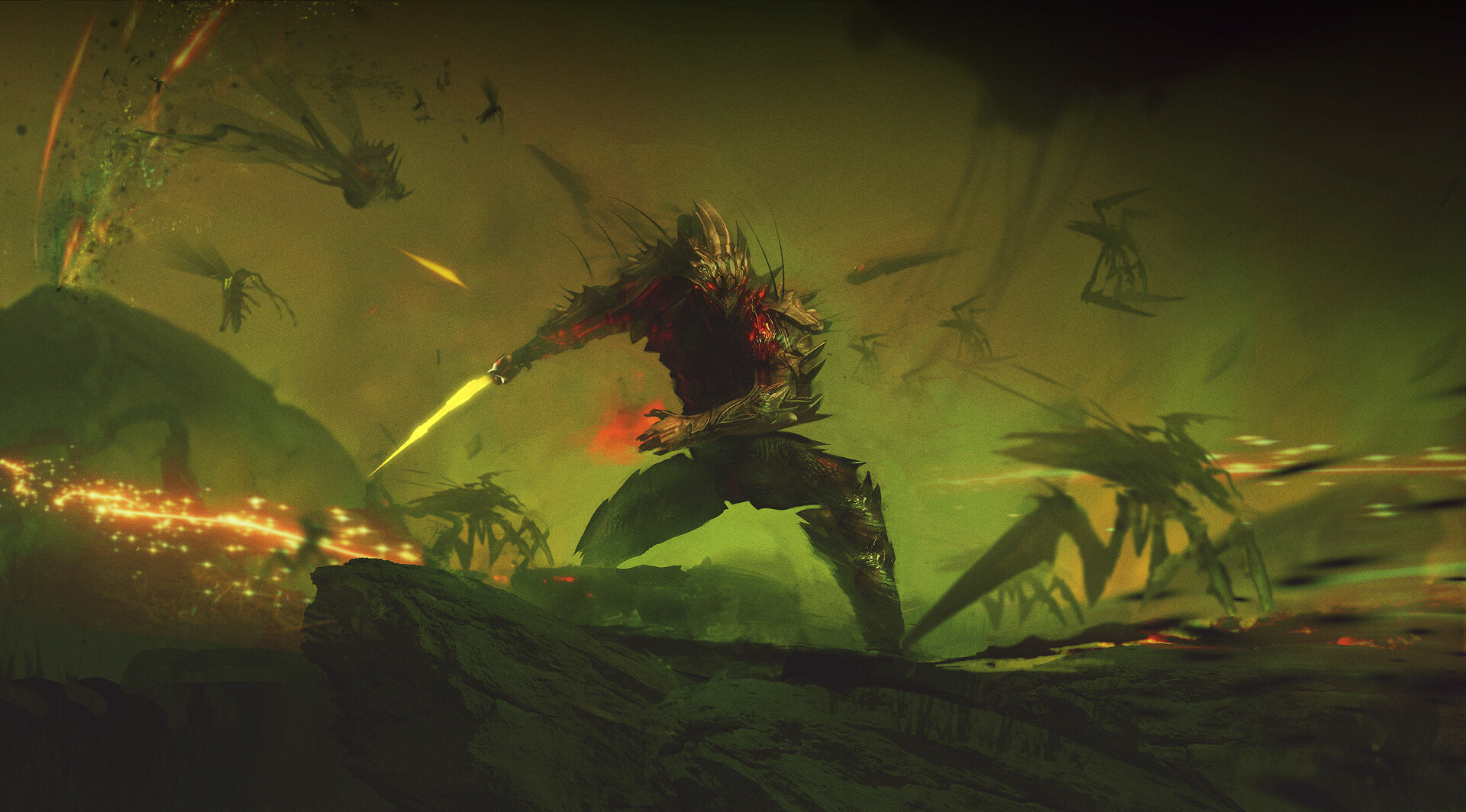 ArtStation - alien insect invasion