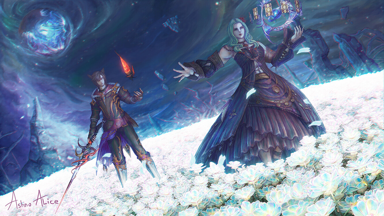 ArtStation - FFXIV RDM and AST (Commission)
