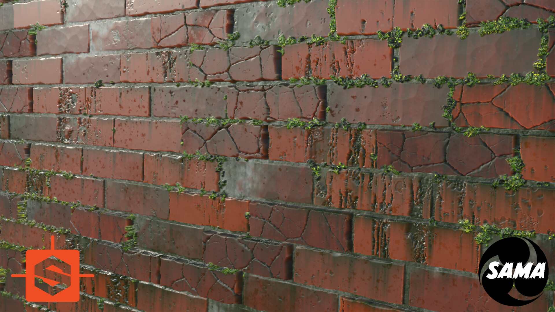 ArtStation - Realistic brick texture