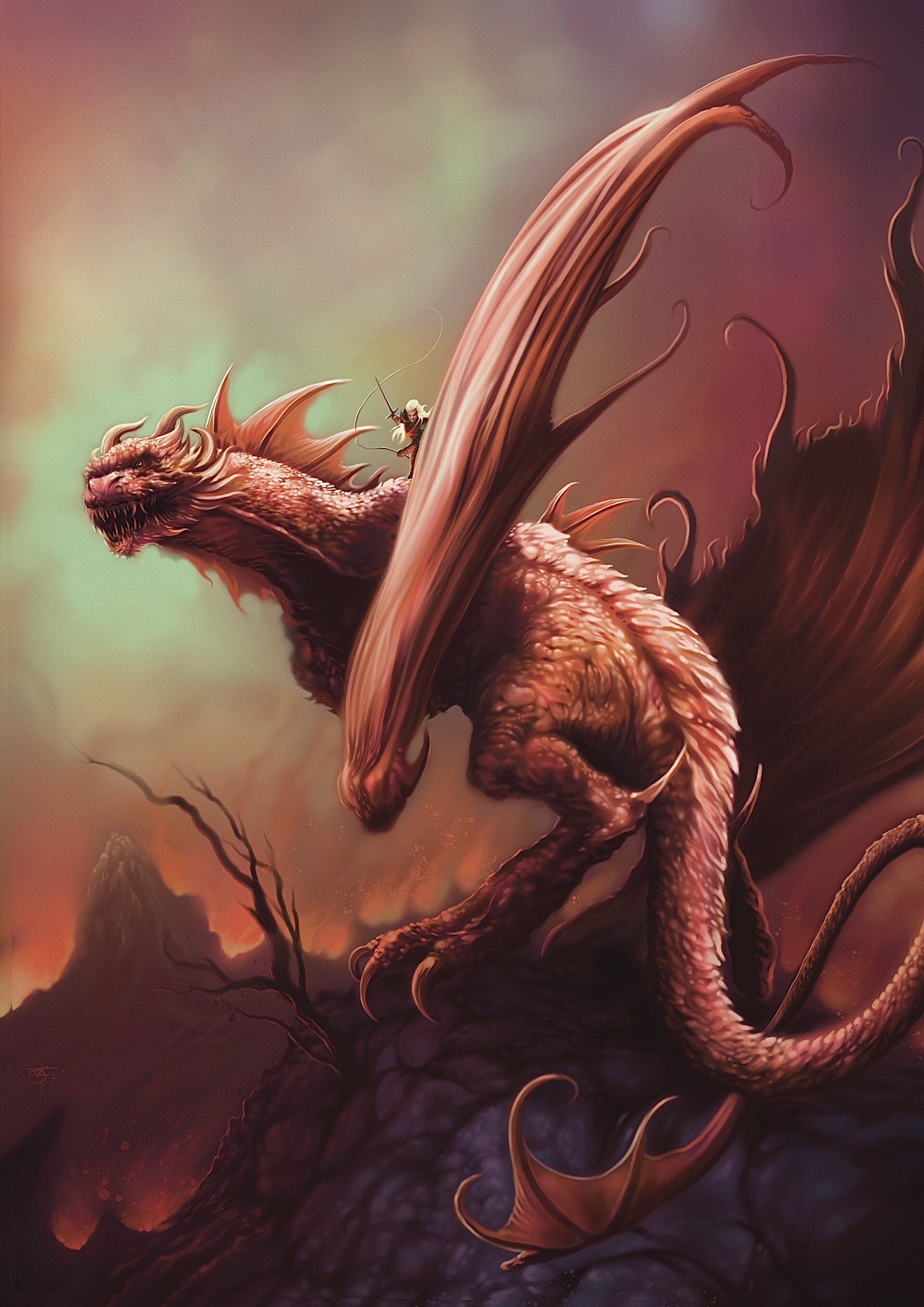 ArtStation - Caraxes the Blood Wyrm