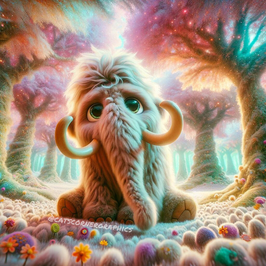 ArtStation - Wool Woolly Mammoth
