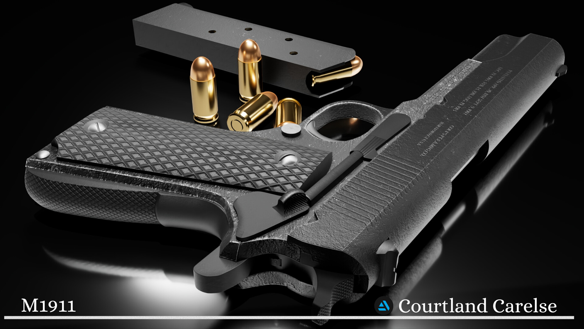 ArtStation - M1911_Pistol