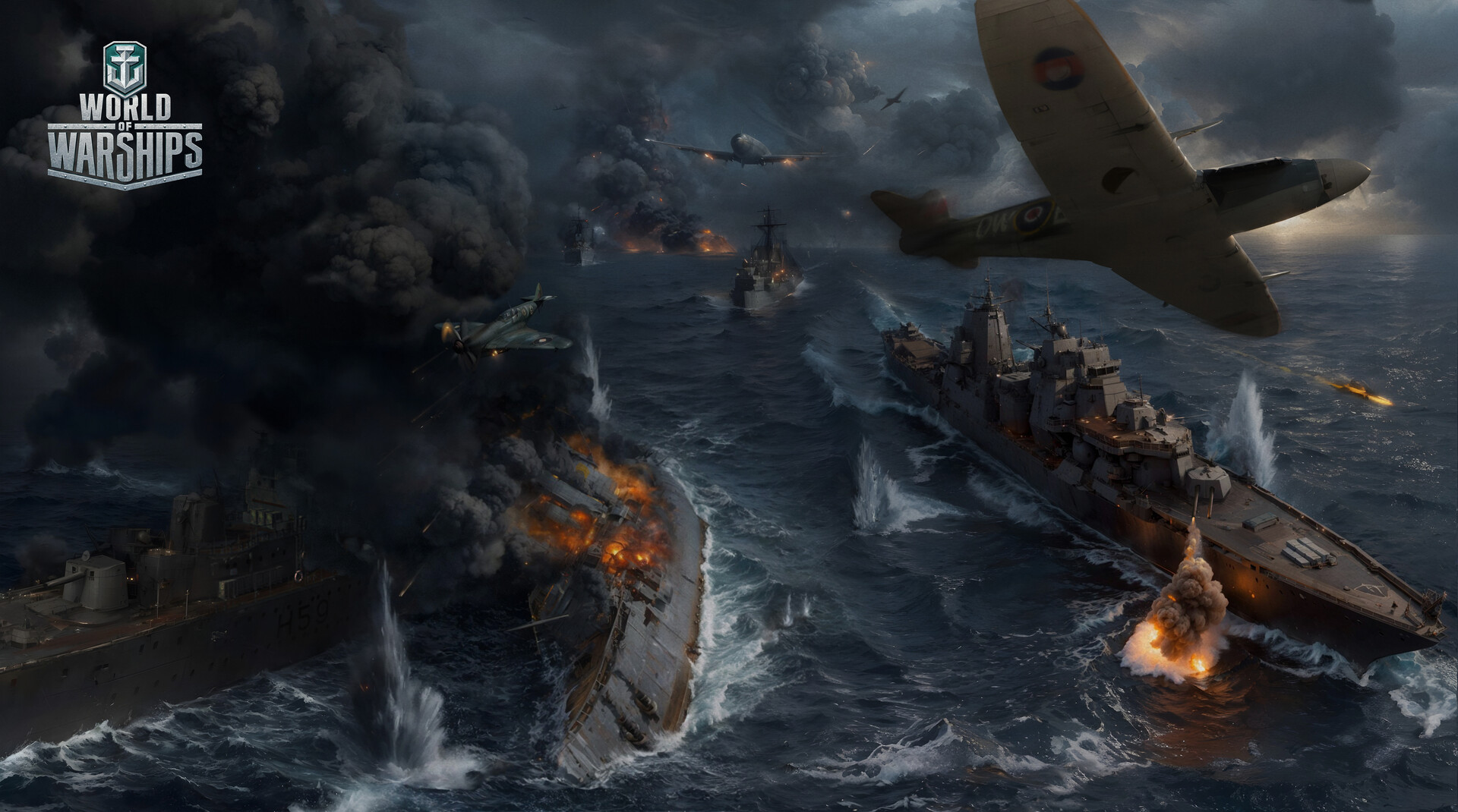 ArtStation - Sea battle