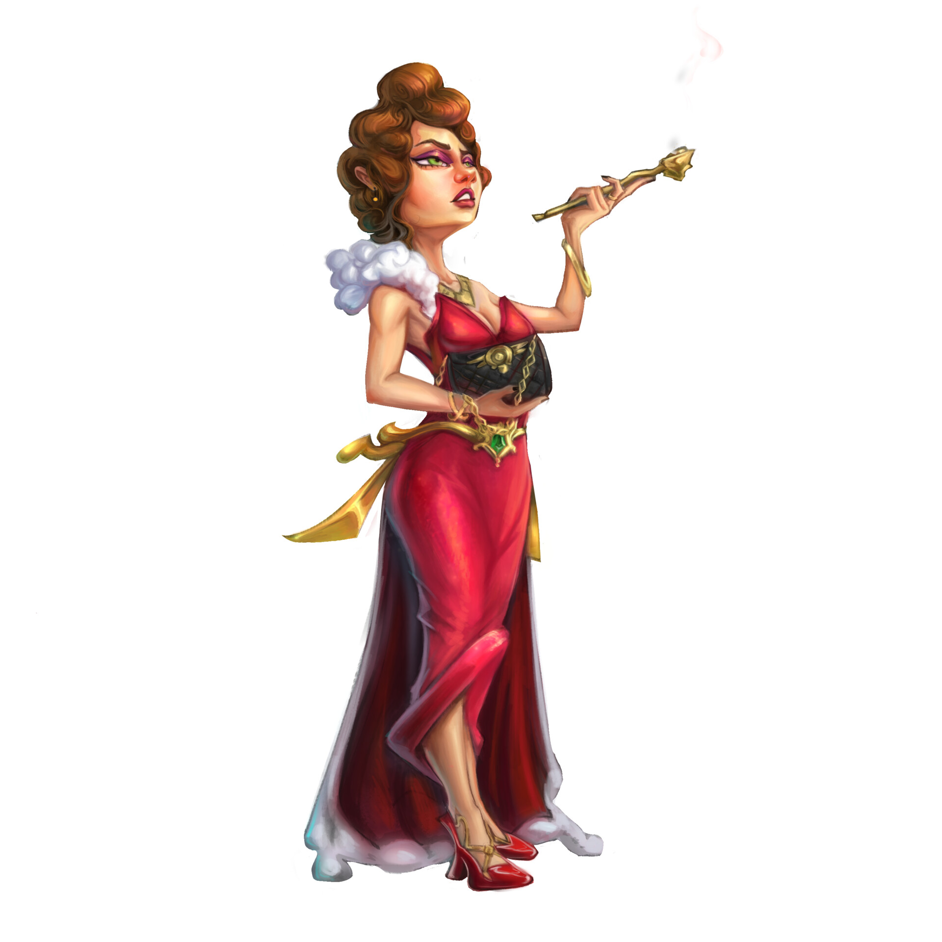 ArtStation - High Class Gnome Lady