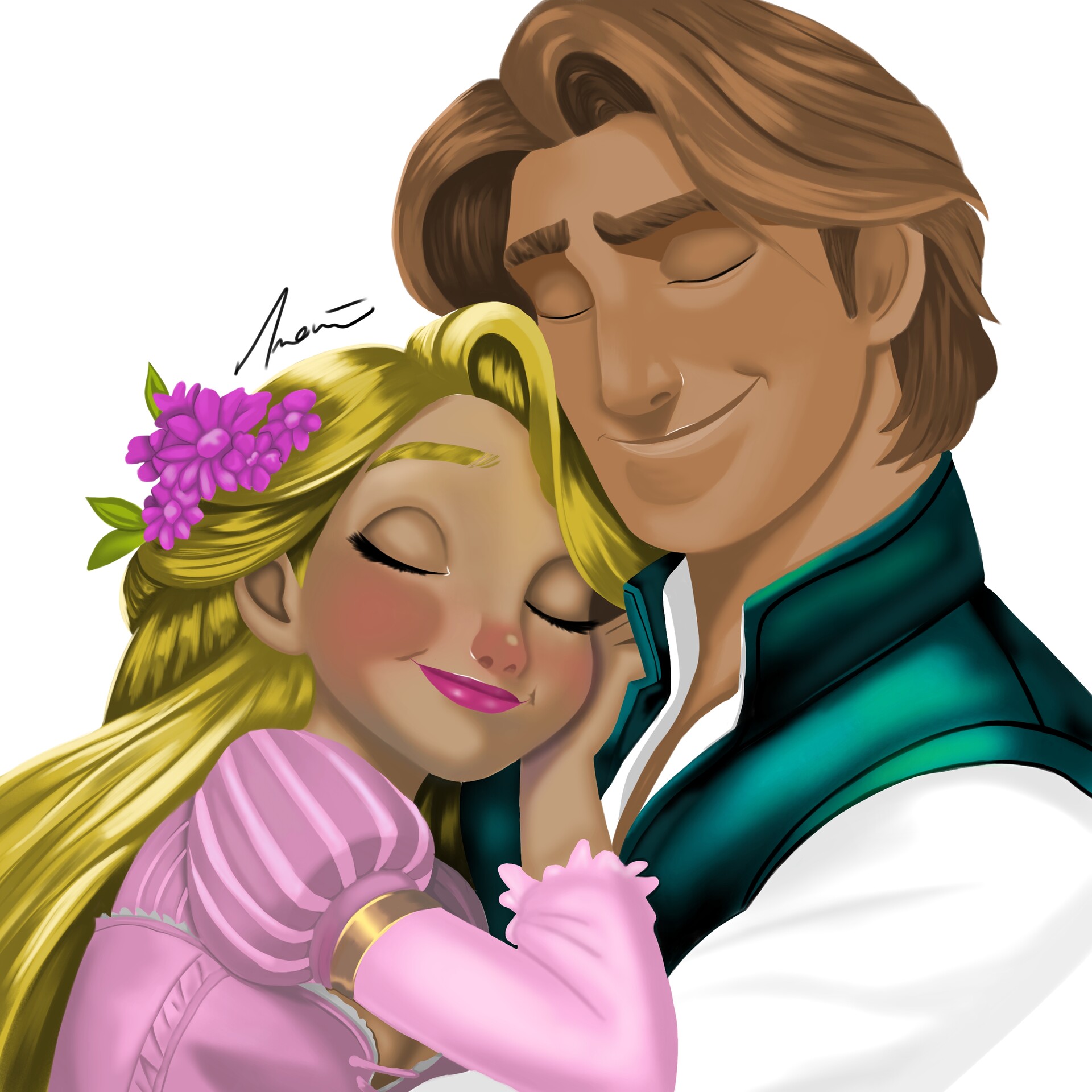 Rapunzel En Flynn Fan Art