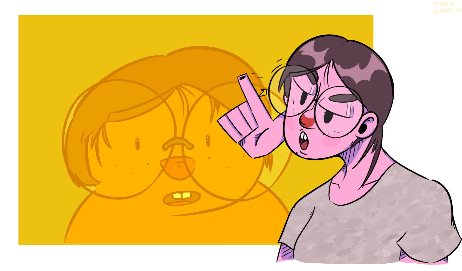 ArtStation - Loopy with glasses | Meme Fan Art