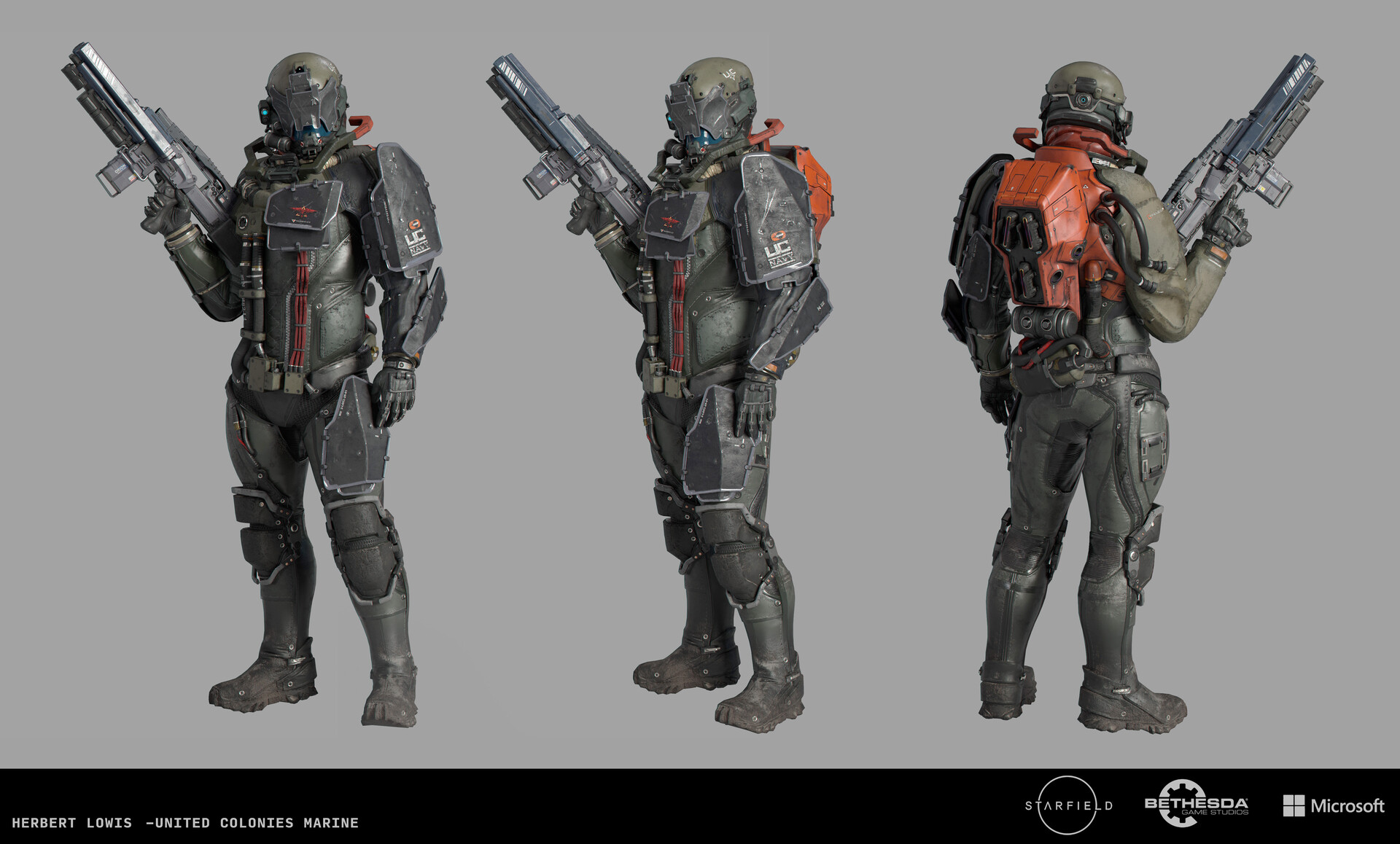 ArtStation - Starfield - United Colonies Marine Spacesuit