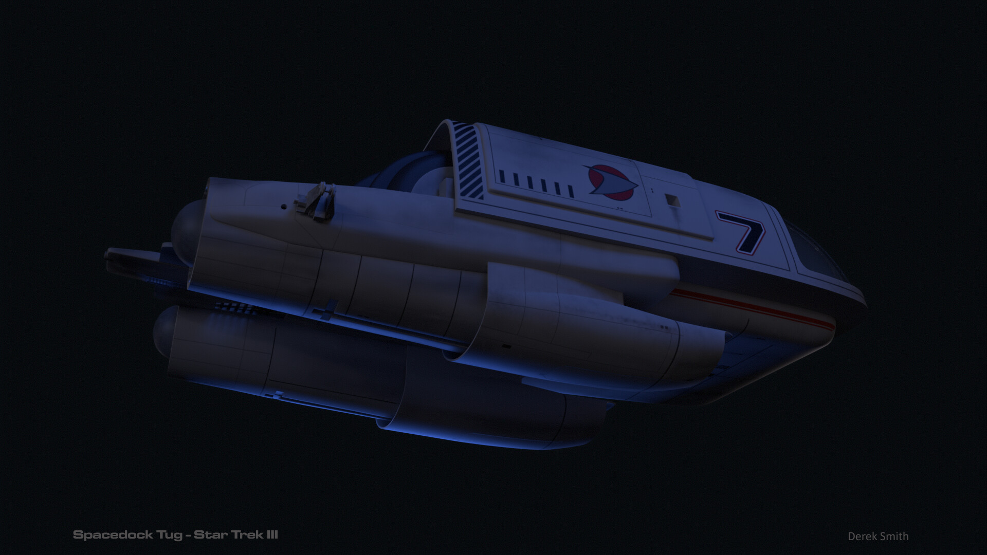 ArtStation - Spacedock Tugs - Star Trek III and IV (The One with the ...