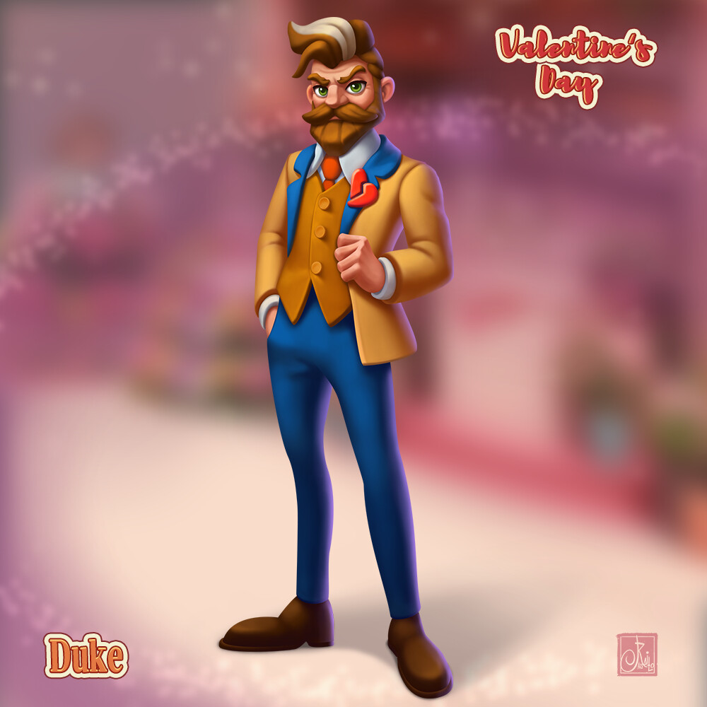 ArtStation - Duke and Valentine's day