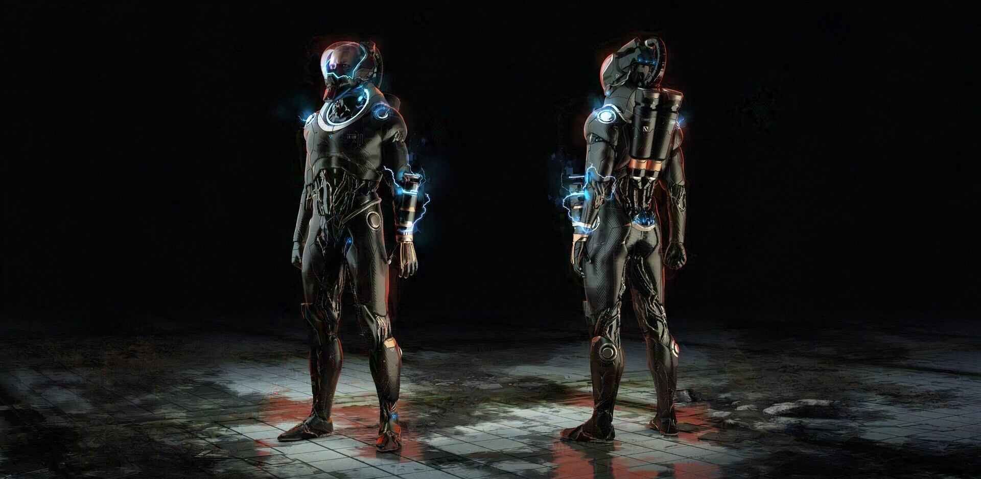 Chris Tulloch McCabe - Suit Concepts for Nekrotronic