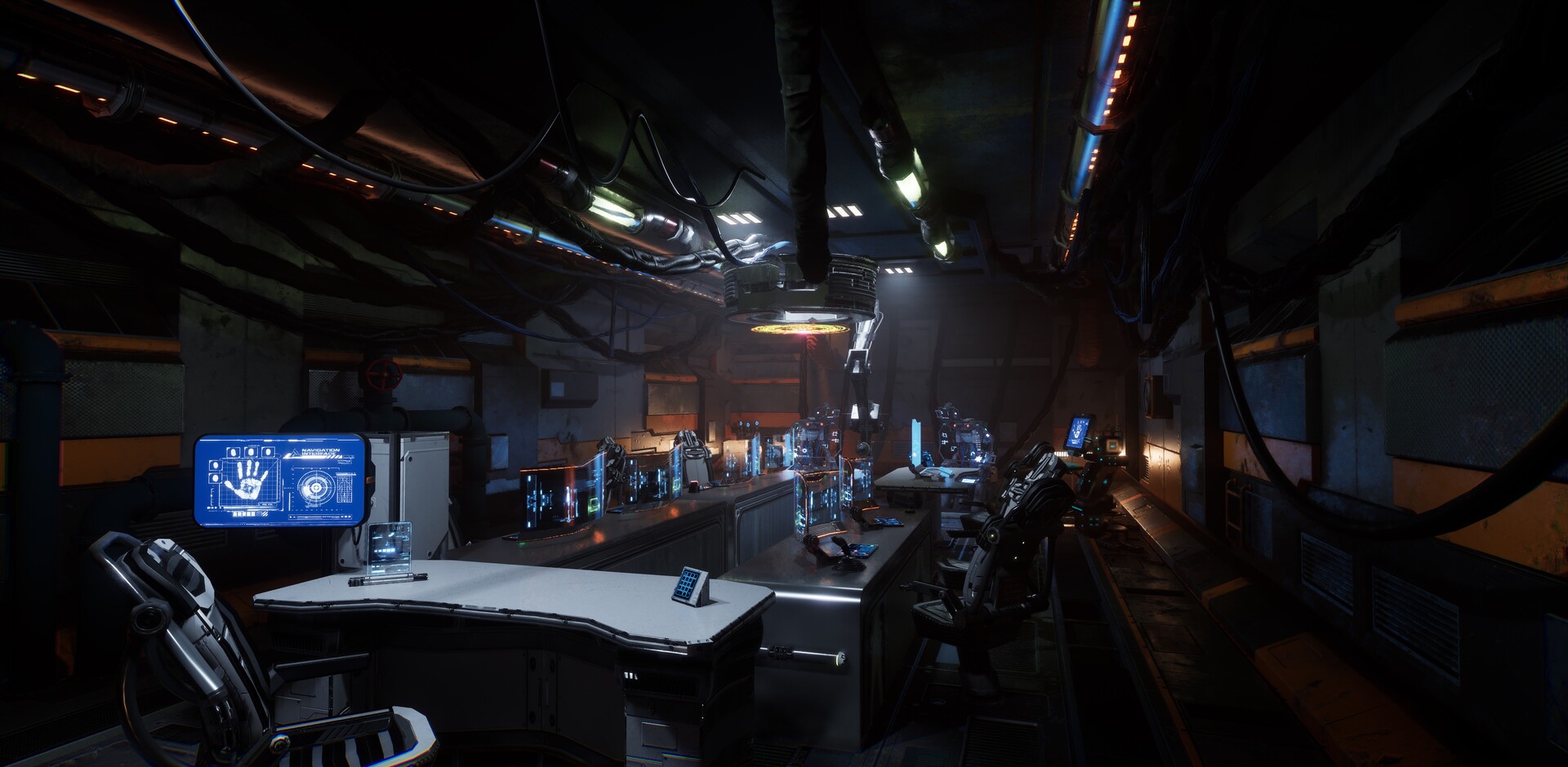 ArtStation - A sci fi Submarine Control Room