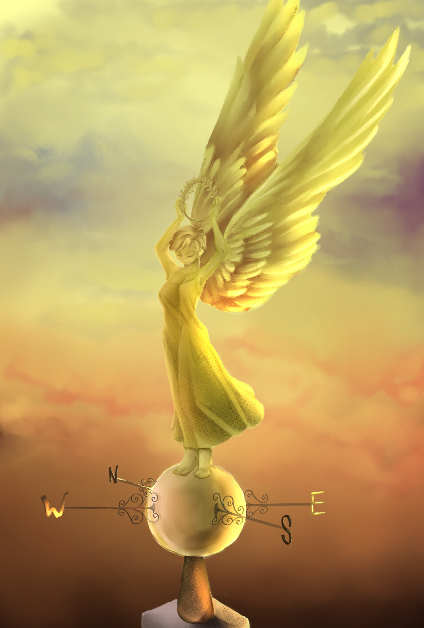 ArtStation - Angel digital painting