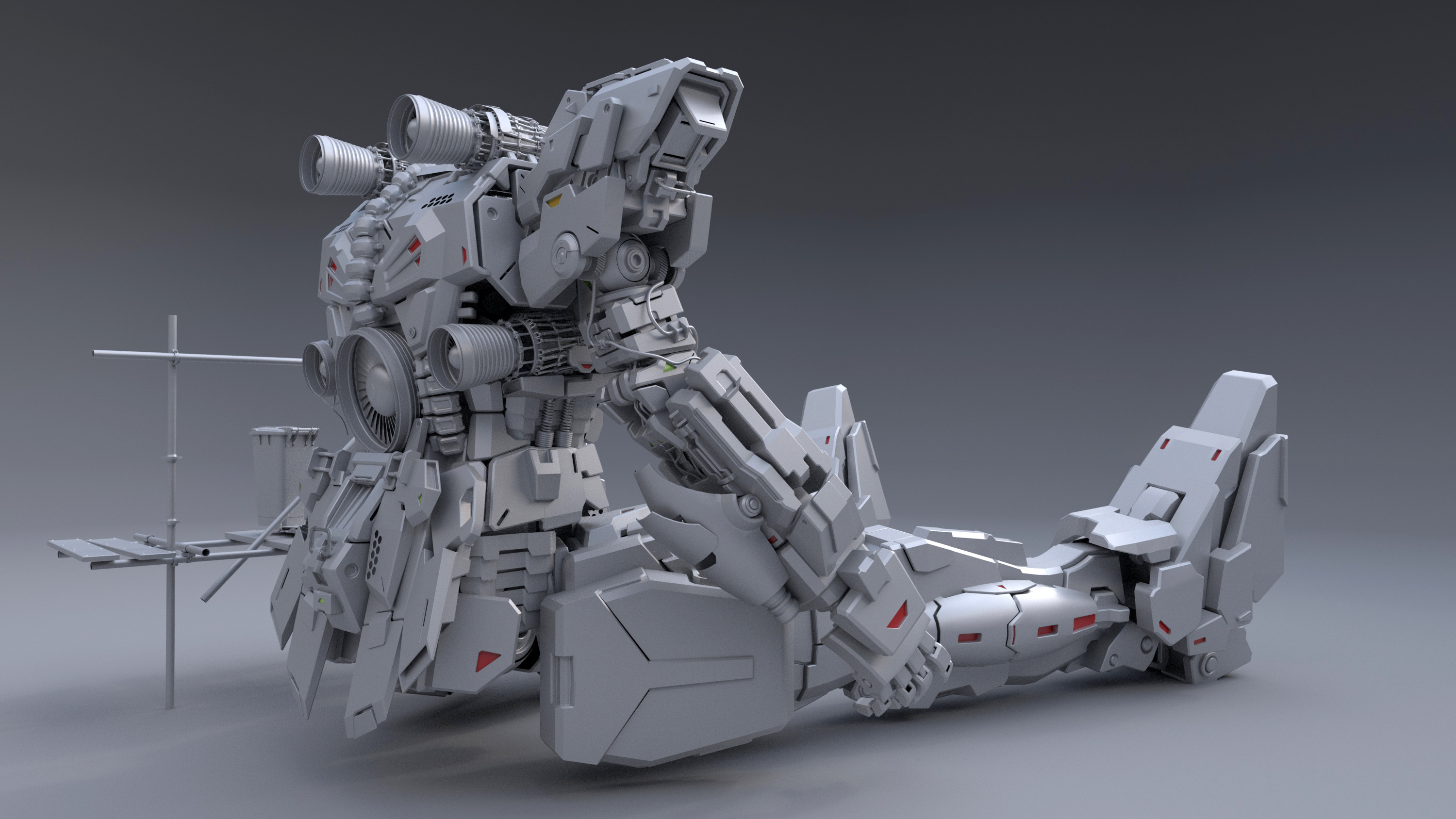 Breda University of Applied Sciences - Mecha Prop / Environment Scene ...